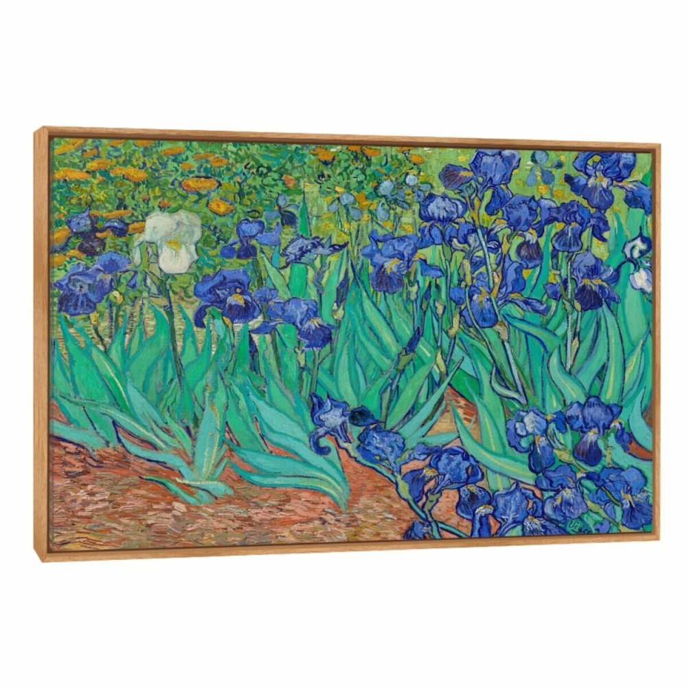 Compre Quadro Decorativo Reprodução Pintores - Van gogh Iris - Decora ...