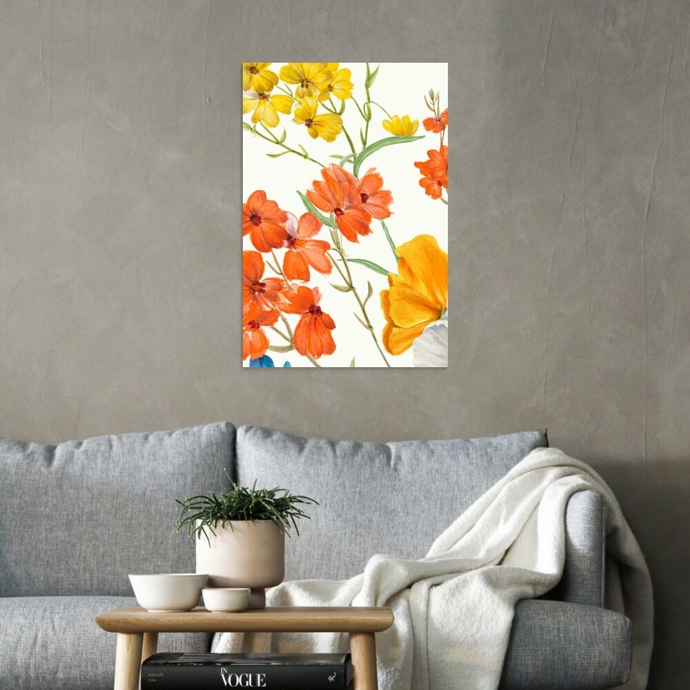 Compre Quadro Decorativo Lírio Orange I - Decora Online