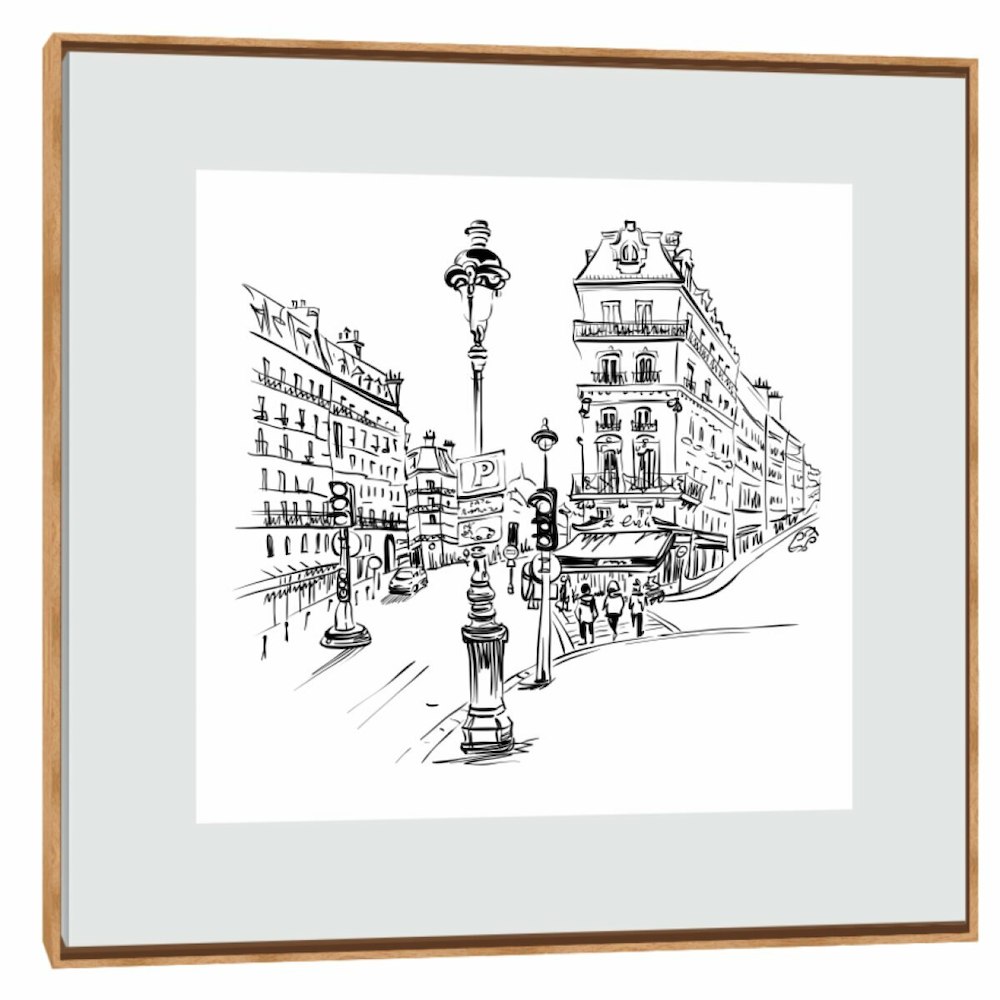 Compre Quadro Decorativo Paris Traço II - Decora Online